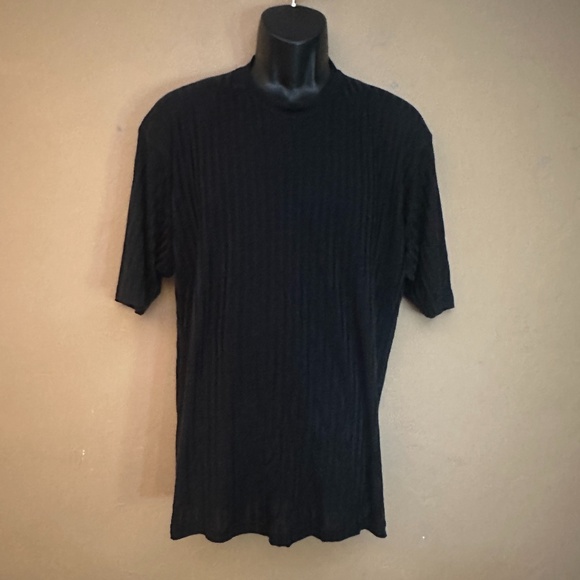 Genelli | Shirts | Genelli Pure Silk T Shirt Xl 0 Silk Texture Stripe ...